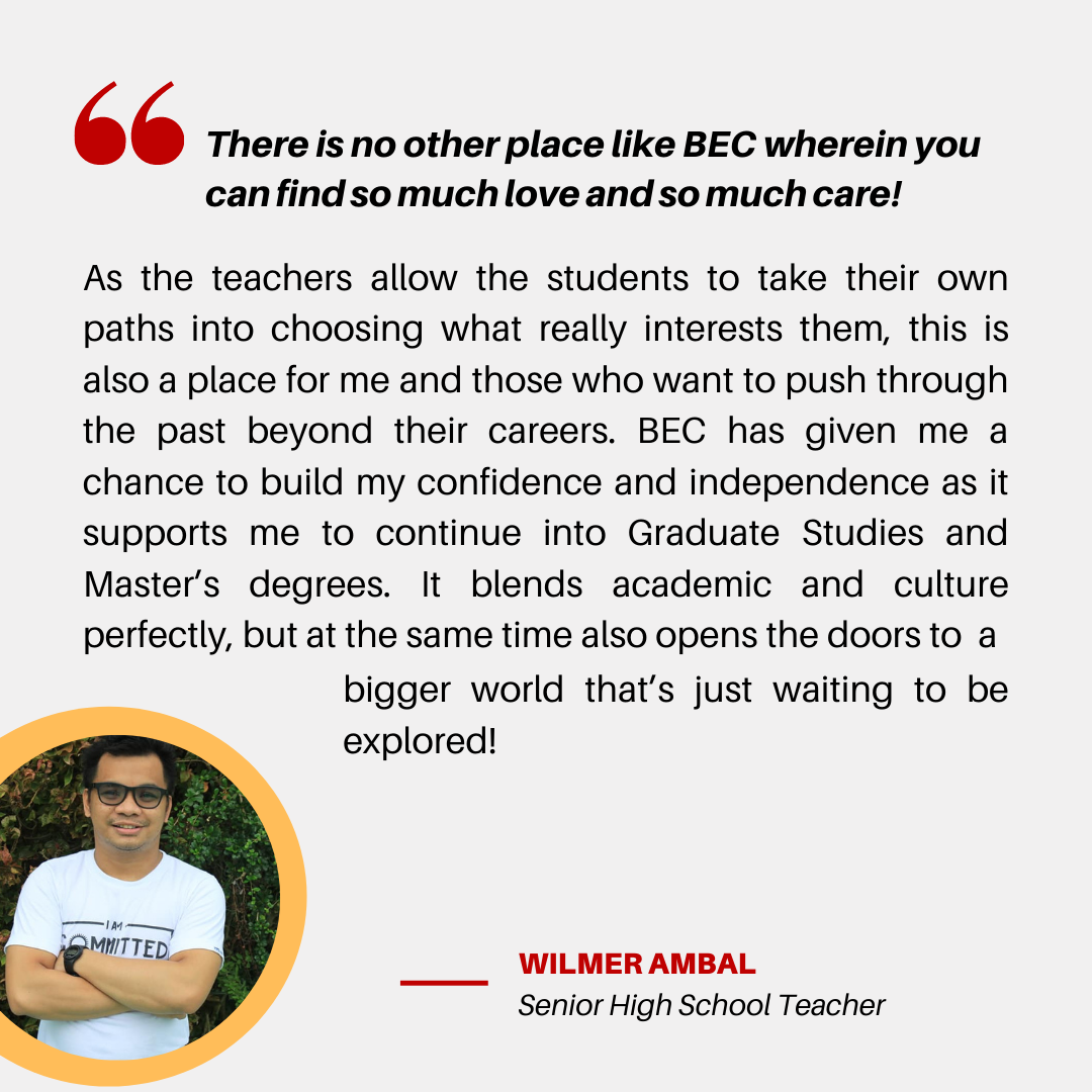 Only at BEC - Batangas Eastern Colleges