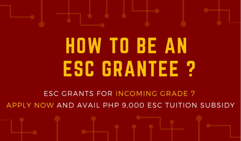 ESC Grants Available for Incoming Grade 7 BEC Students
