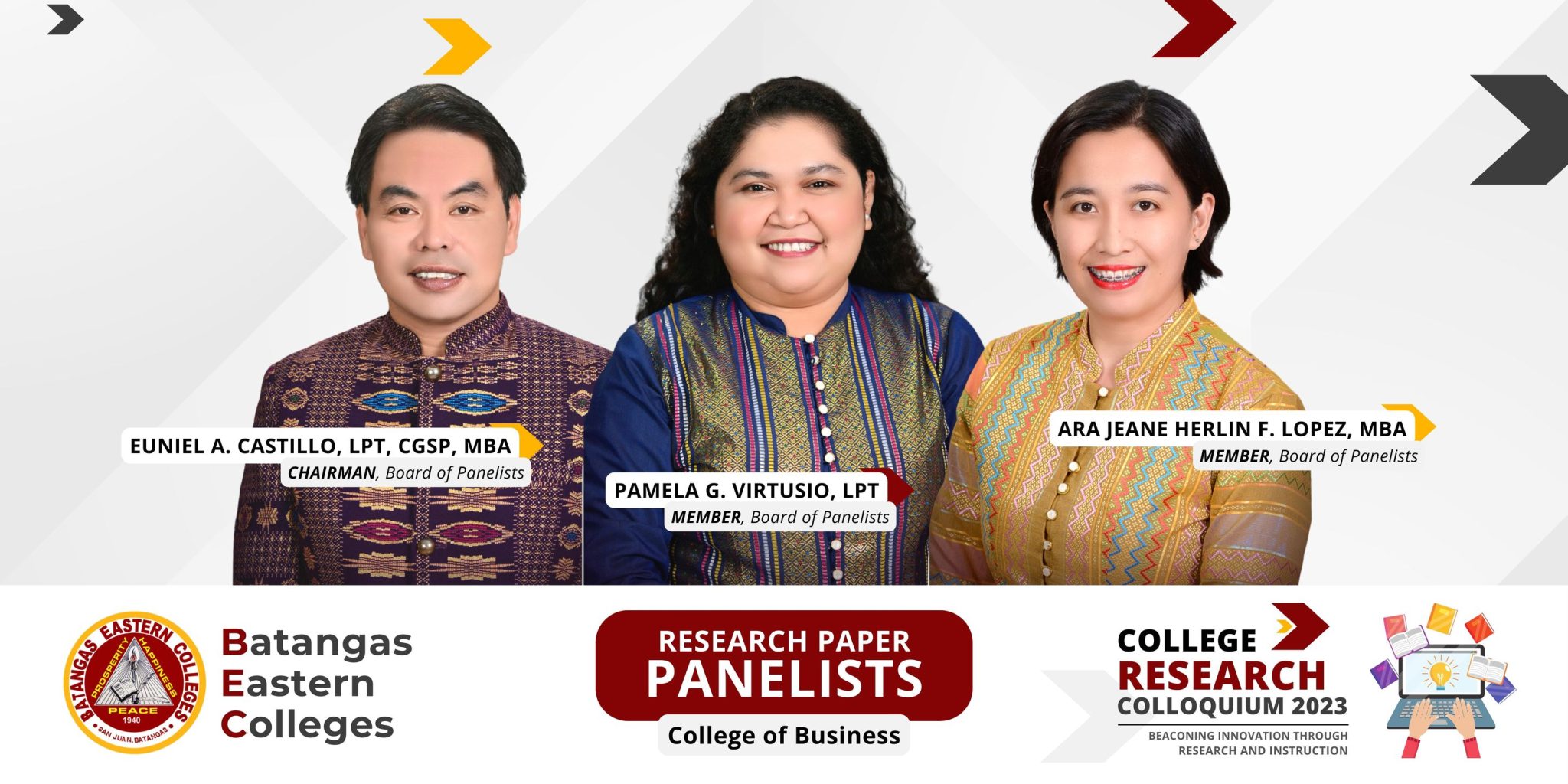 College Research Colloquium 2023 - Batangas Eastern Colleges