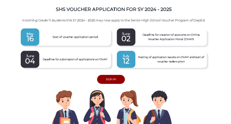Application for Senior High School (SHS) Voucher Program is NOW OPEN ...