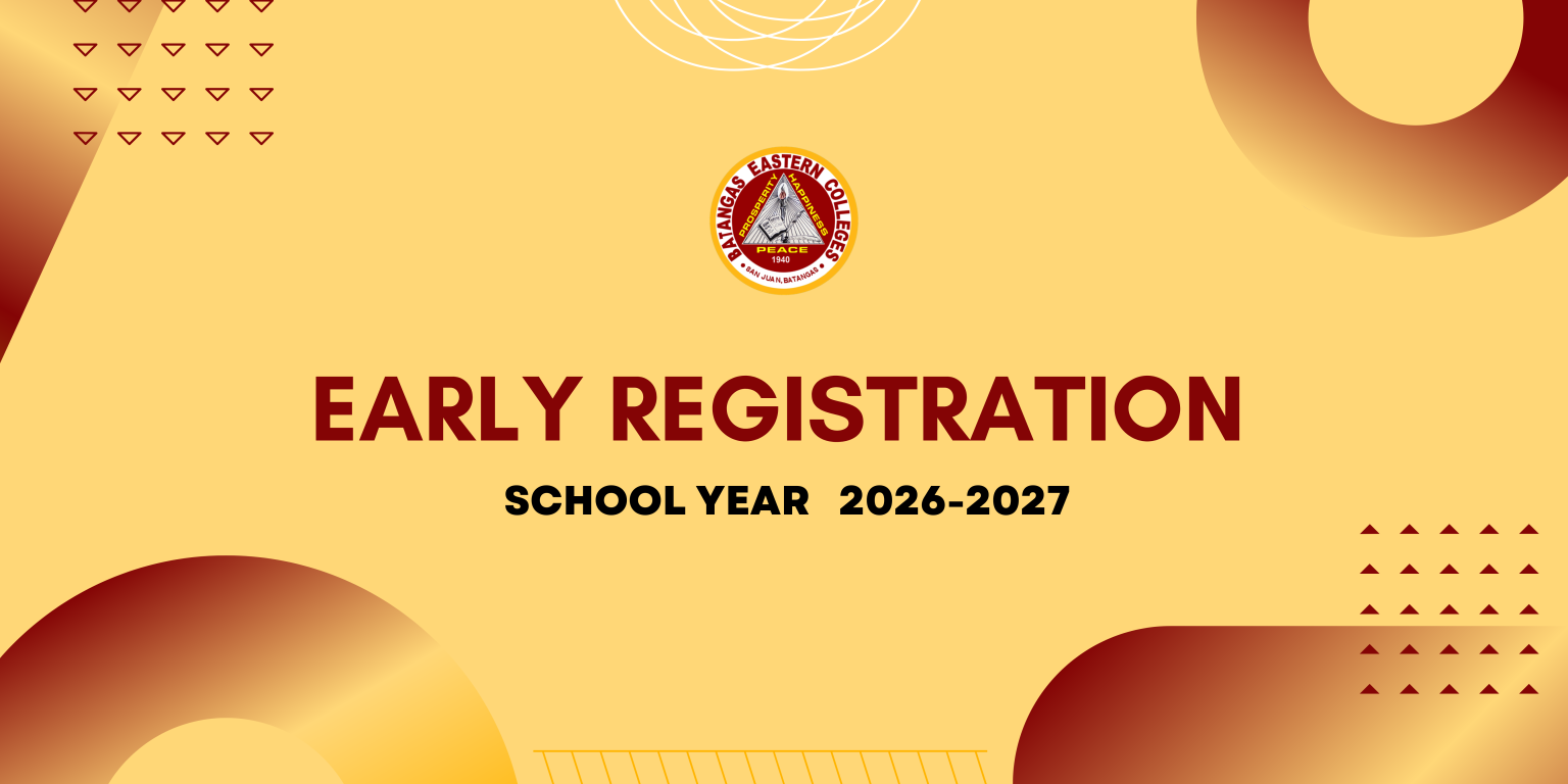 Early Registration for S.Y. 2026-2027 Officially Opens this January 17 ...